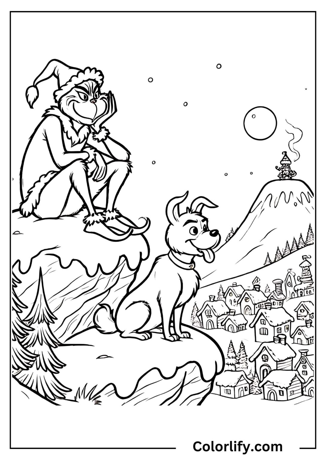 10+ Grinch Coloring Pages | Free PDF printables - Colorlify | Download ...