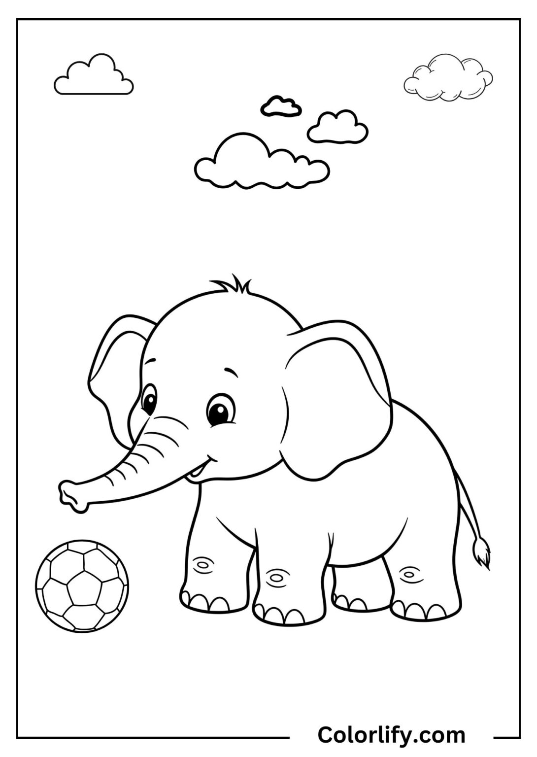 10+ Elephant Coloring Pages | Free PDF Printables - Colorlify ...